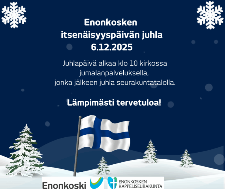 KUTSU: Enonkosken itsenäisyyspäivän juhla 6.12.2025 - Enonkoski